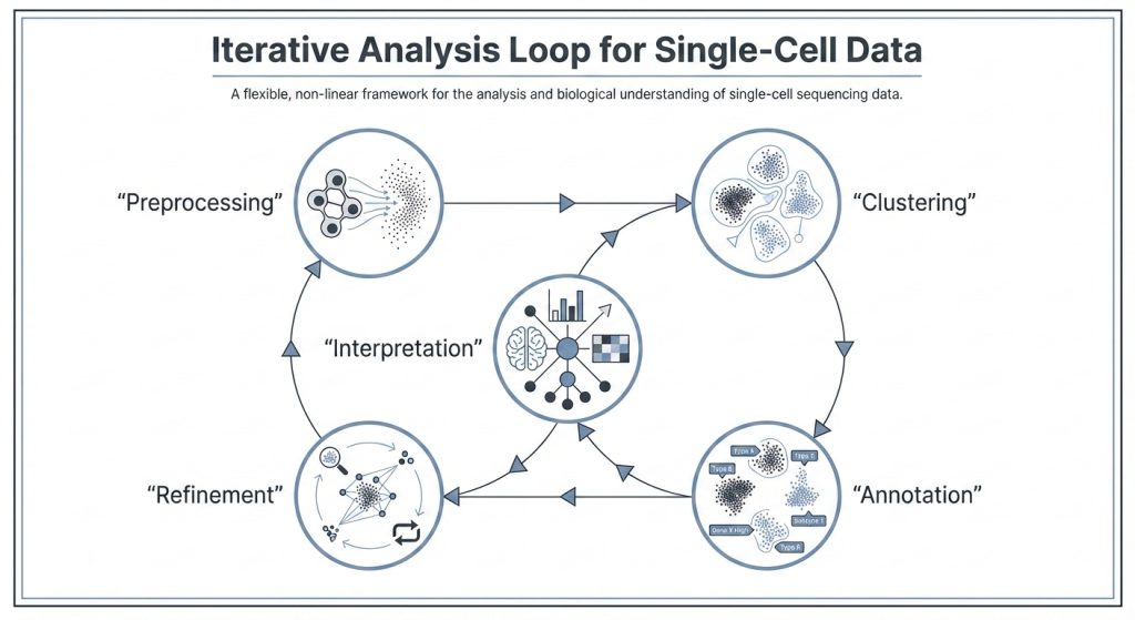 Iterative Insight in Single-Cell and Spatial Transcriptomics: Why First ...